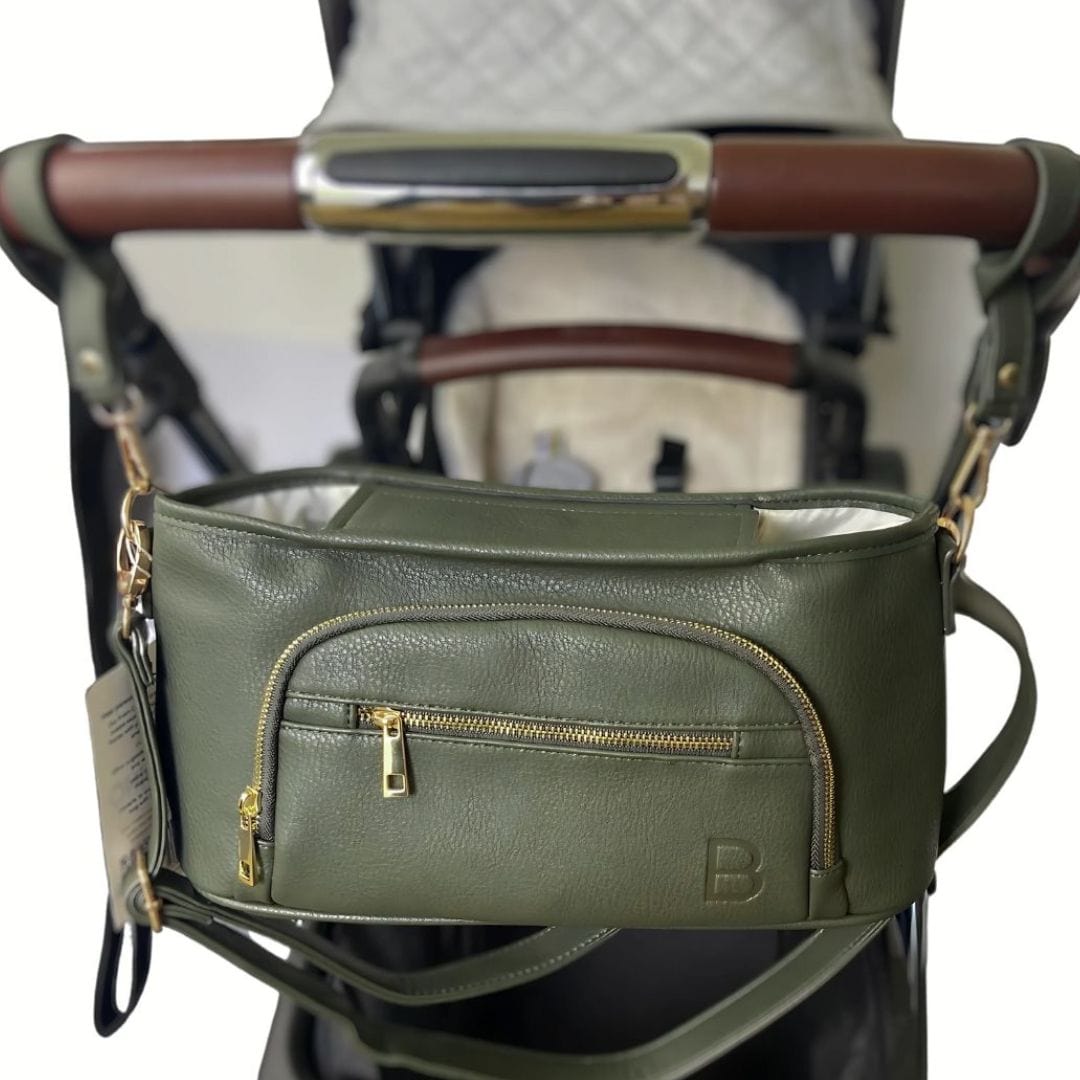 The Best Universal Pram Caddy | Convert to Cross Body Bag | Free ...