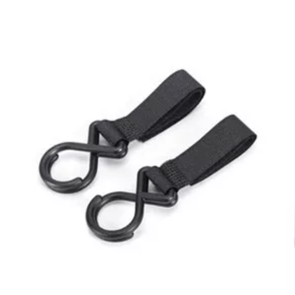 Universal Pram Hooks - Black Velcro – Bambinobagz